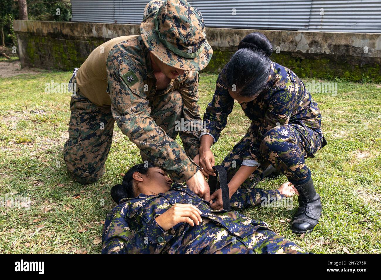 MULLIKULAM, Sri Lanka (Jan. 21, 2023) – U.S. Navy Hospital Corpsman 2nd Class Austin Jensen with ...