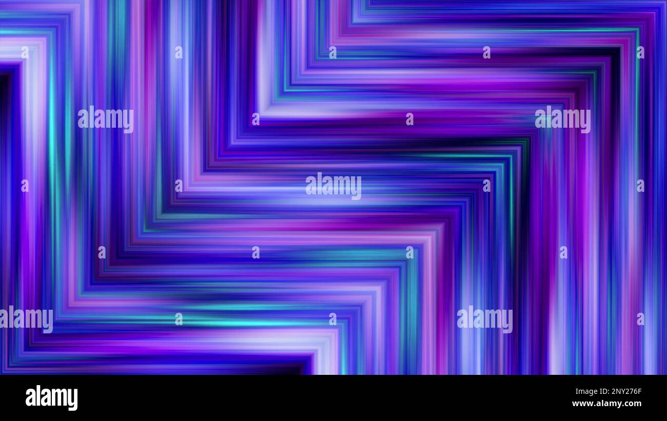 Rich iridescent patterns. Motion.Yellow and purple lines with an angle ...