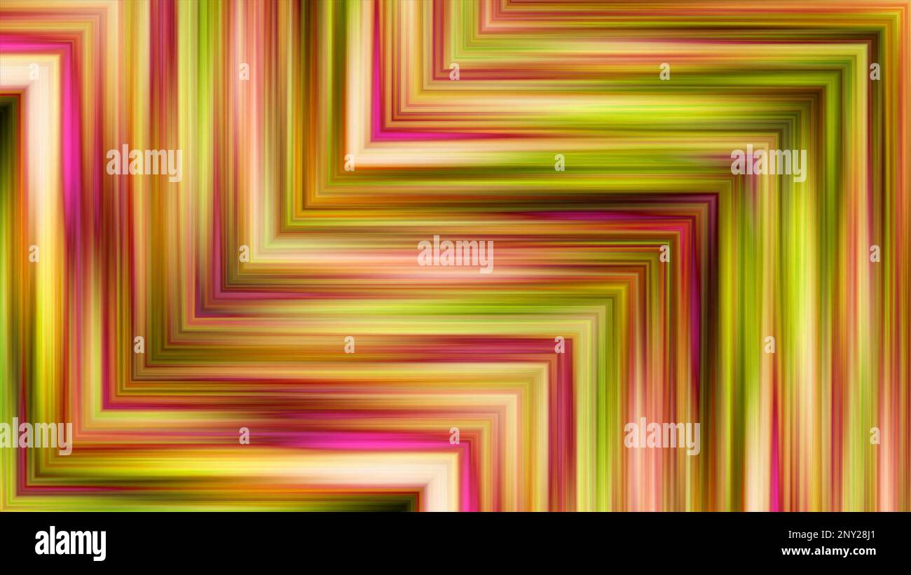 Rich iridescent patterns. Motion.Yellow and purple lines with an angle ...