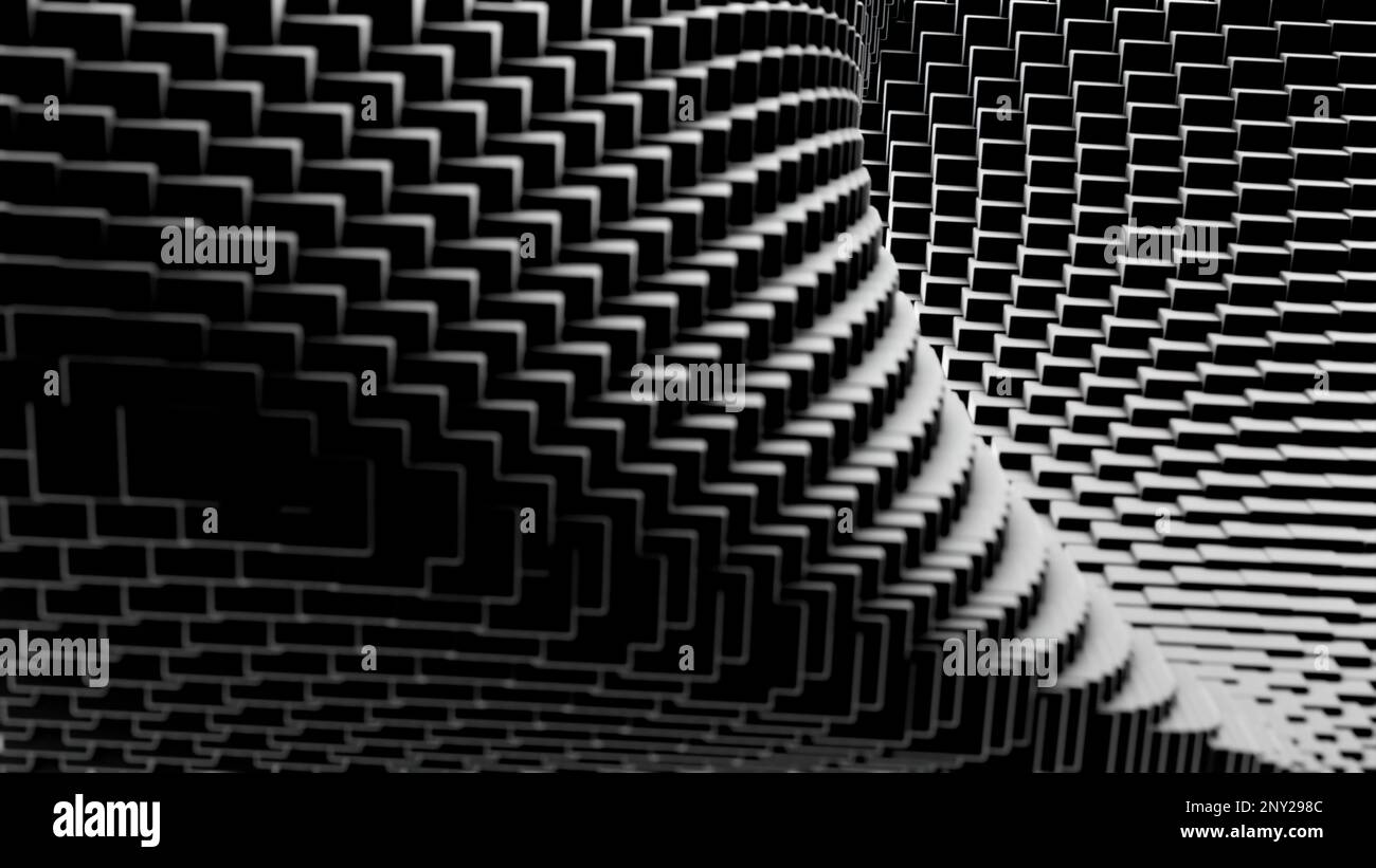 Black and green background. Design. Hypnosis effect with moving bright ...