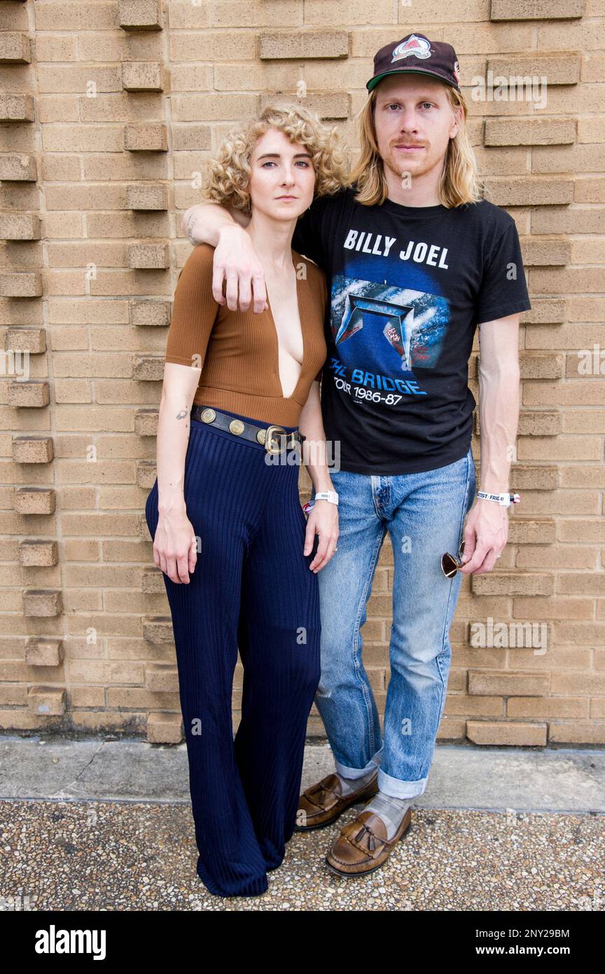 Alaina Moore and Patrick Riley of Tennis pose during the 3rd Annual ...