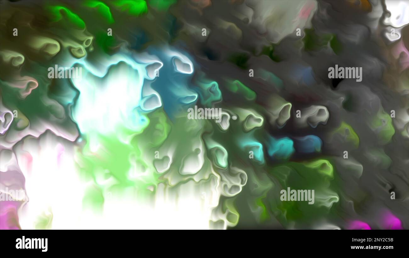 Blurred spots. Motion. Bright colorful patterns made in macro ...