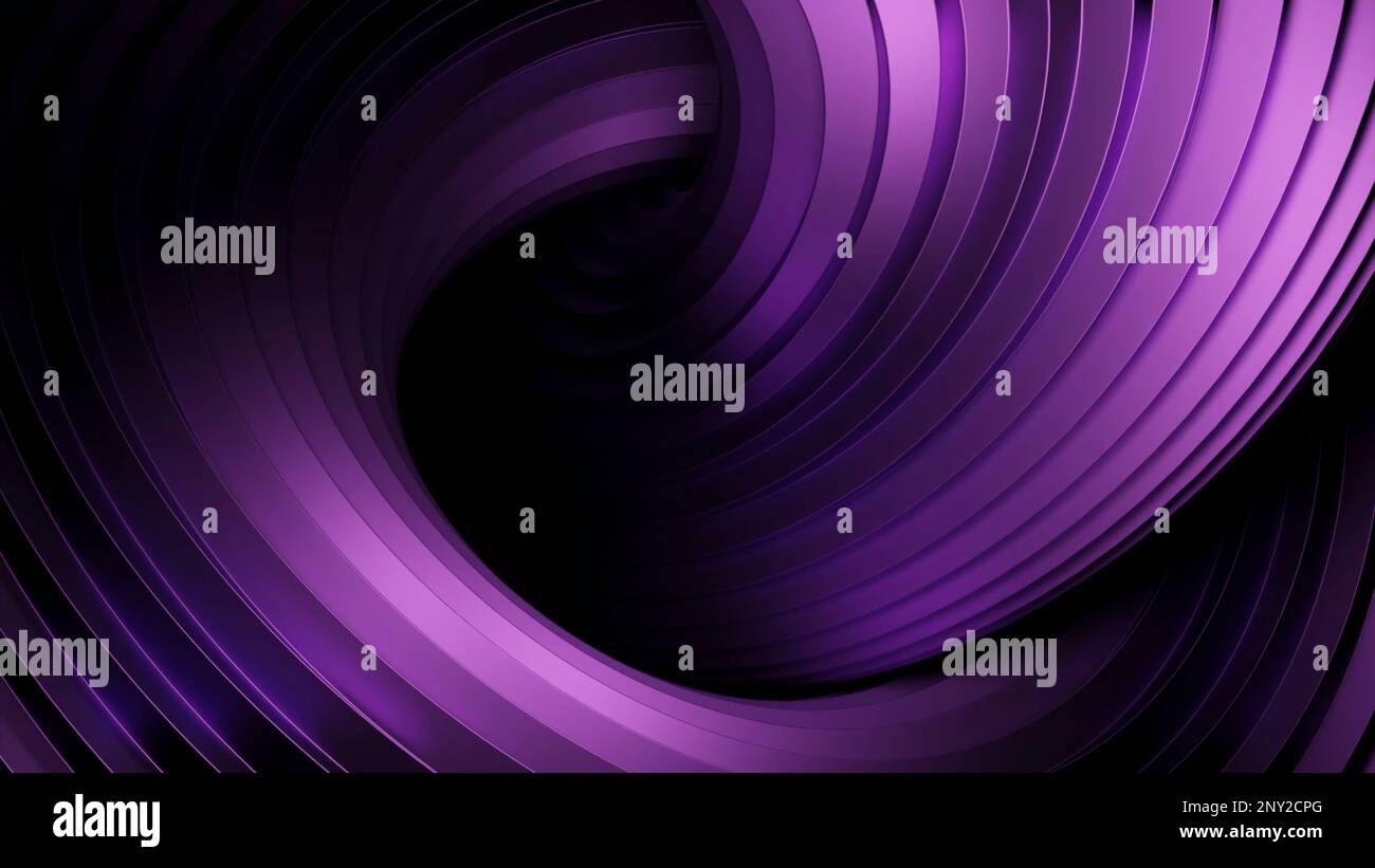 Swirled 3d structure moves with stripes. Design. Swirling 3d line moves ...