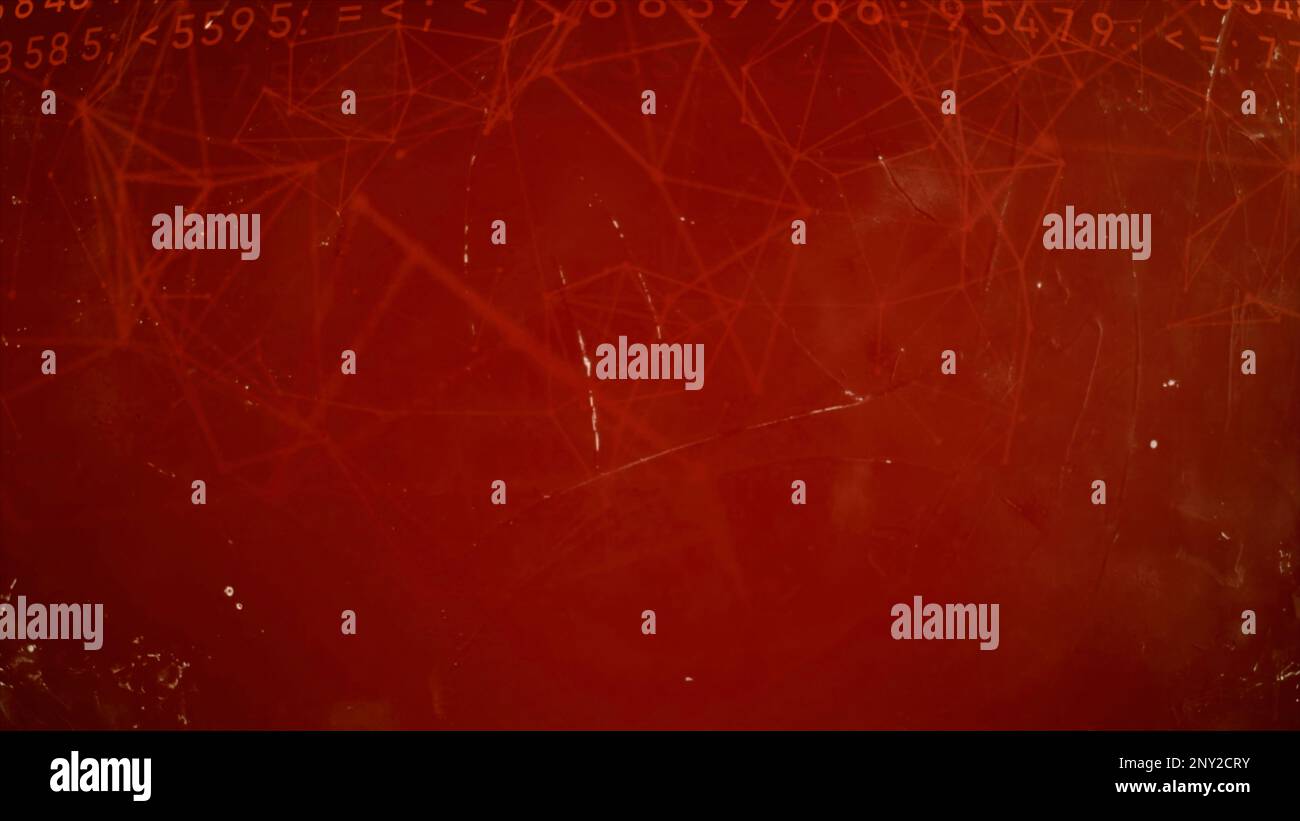 Programming on a black background with red illumination. Motion. Dark ...