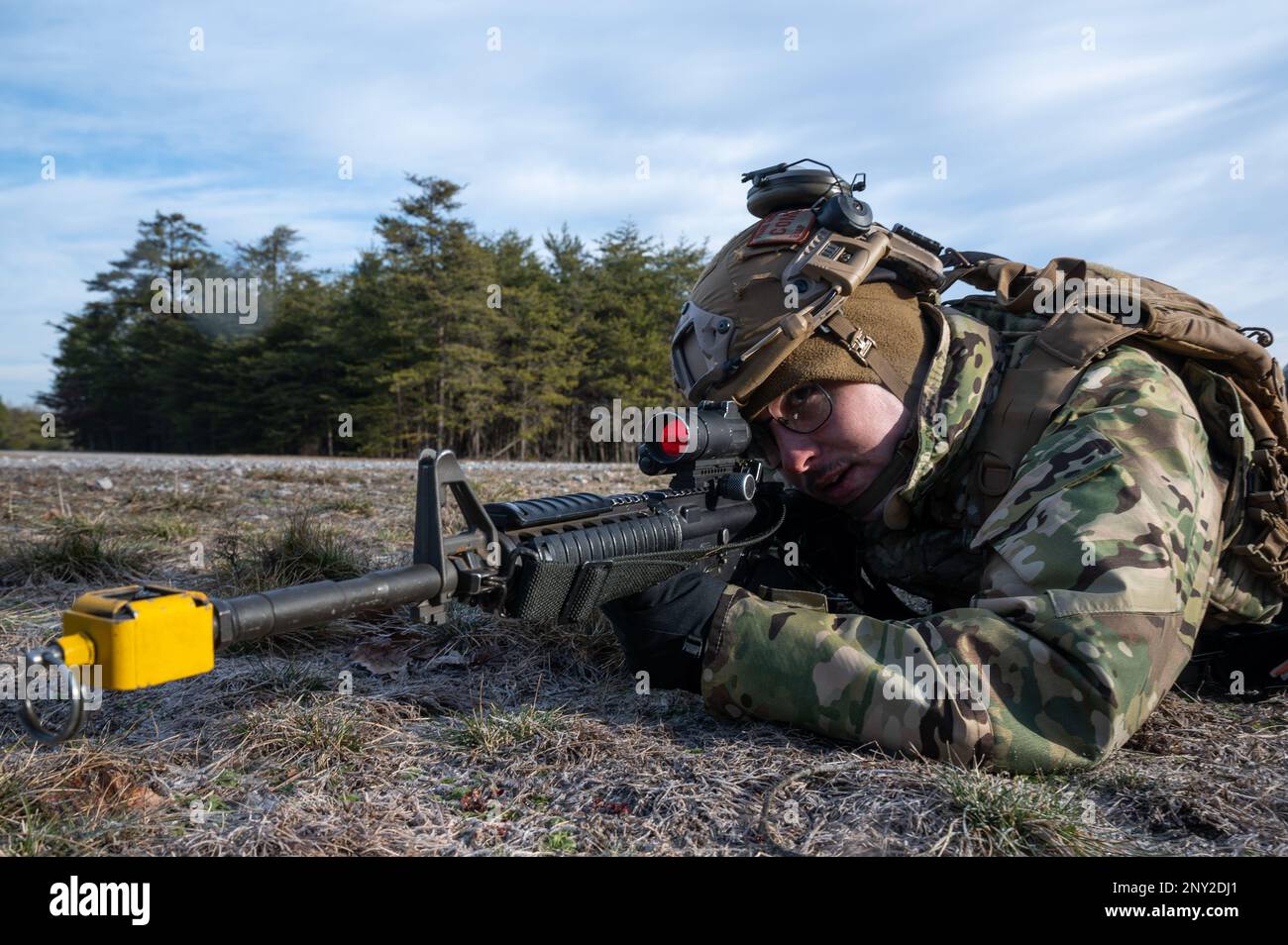 U.S. Air Force Staff Sgt. Frank Rohrig, aerial combat camera craftsman ...