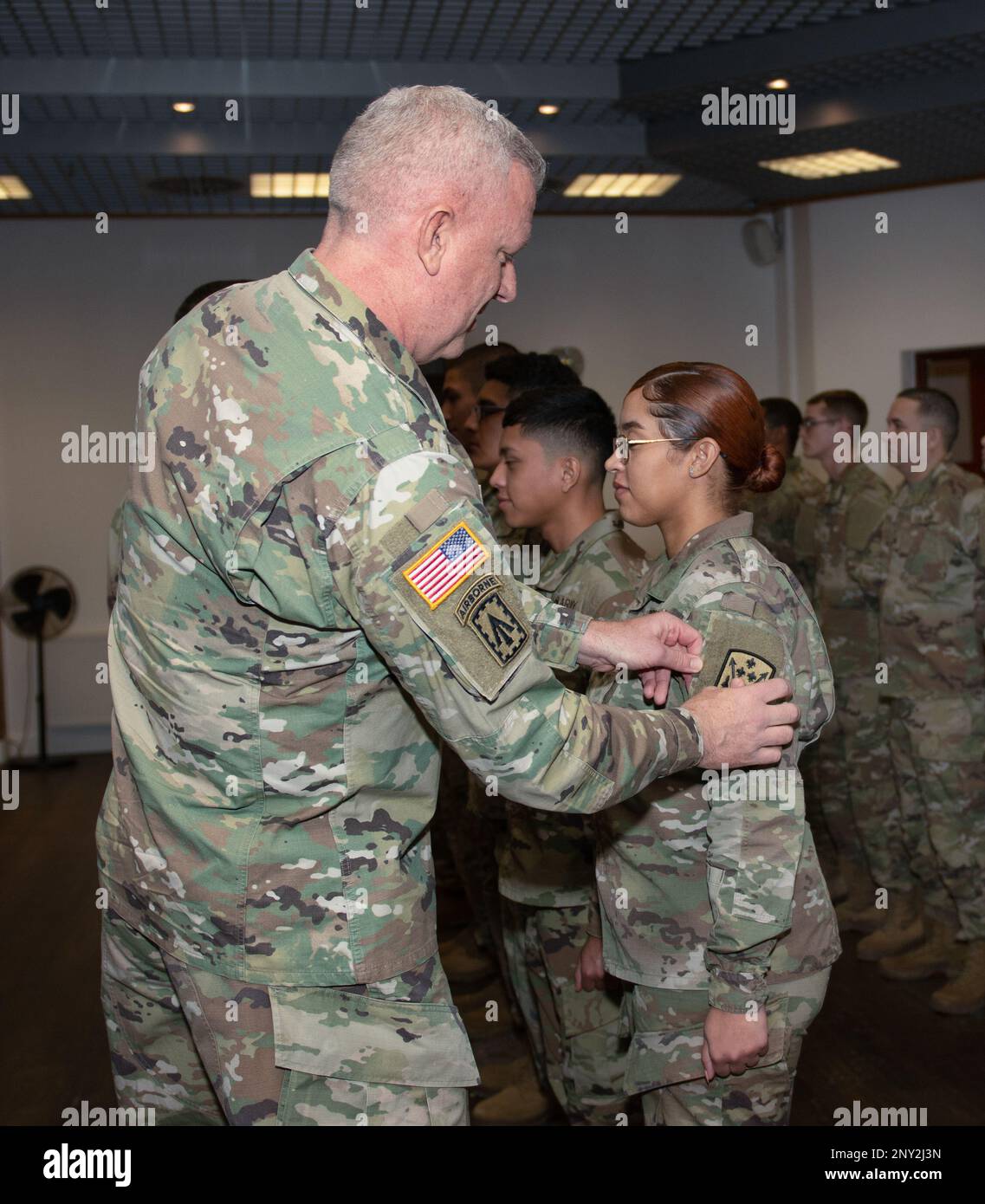 U.S. Army Col. Bruce A. Bredlow, commander, and Master Sgt. Gregory ...