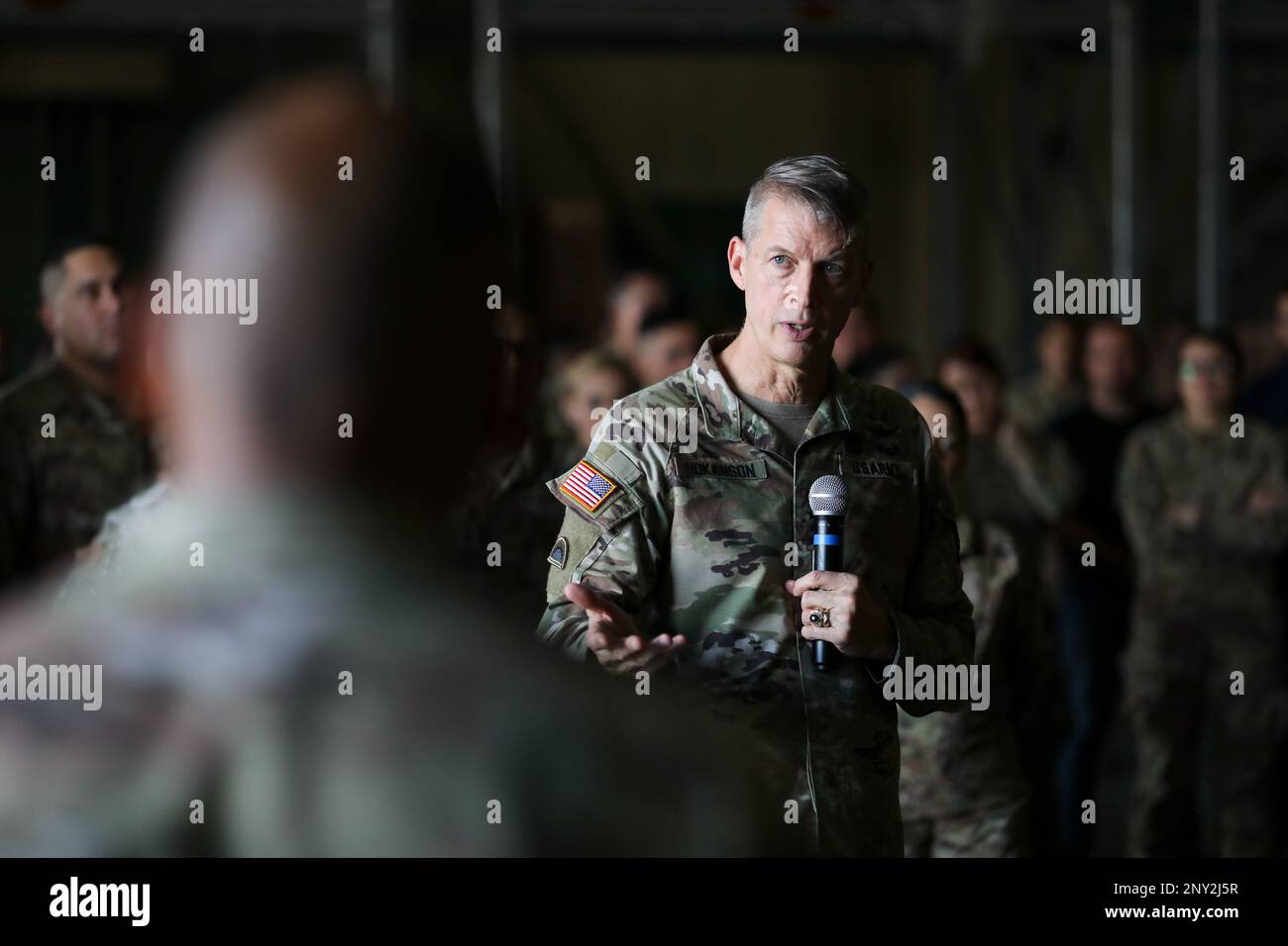 Army Gen. Daniel Hokanson, chief of the National Guard Bureau, visits ...