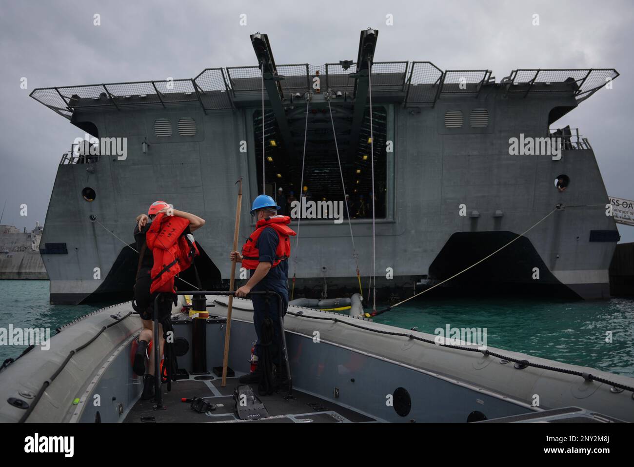SINGAPORE (Jan. 30, 2023) Sailors assigned to Independence-class ...