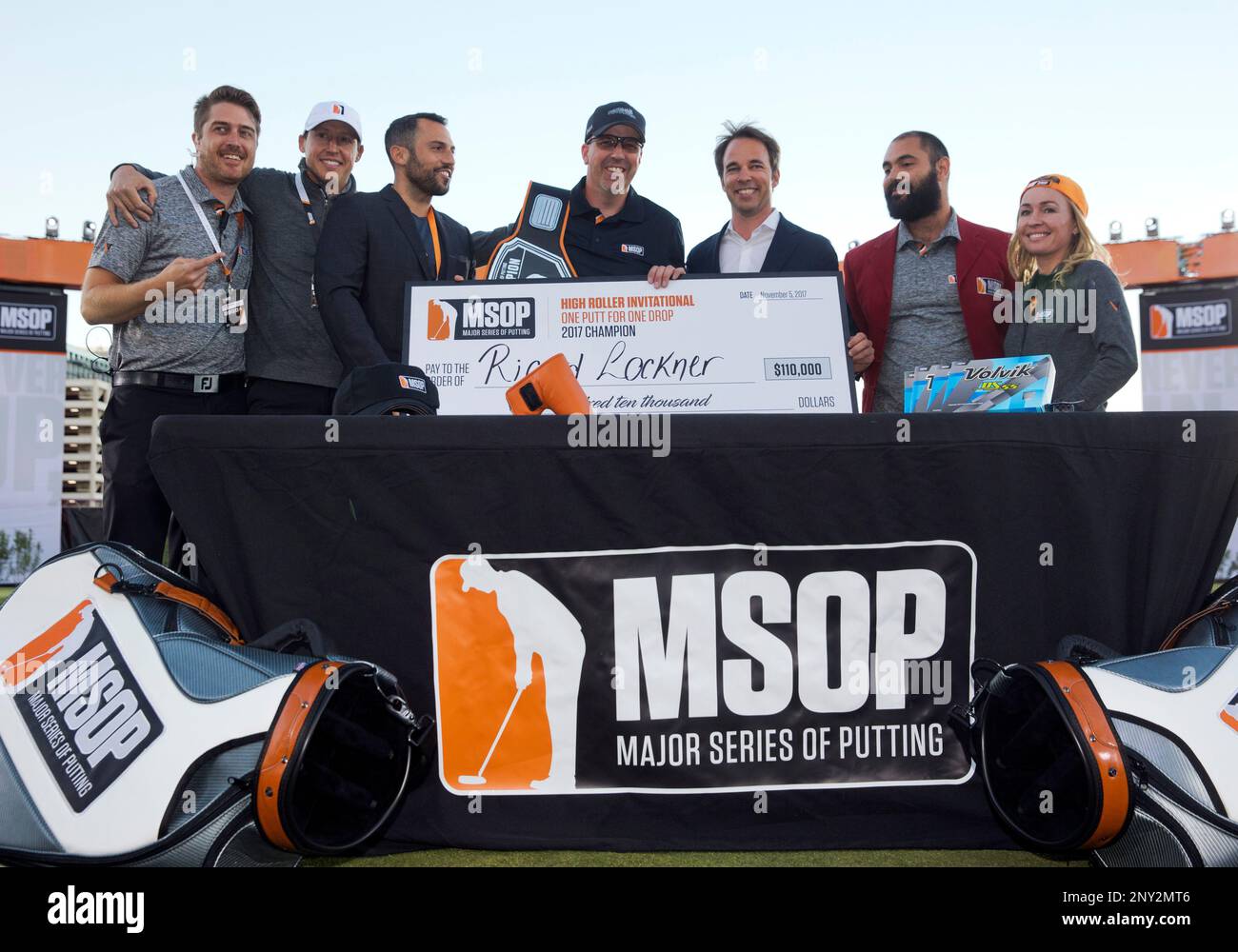 Ricard Lockner, center, 45, manager of a mini-golf course in Stockholm ...