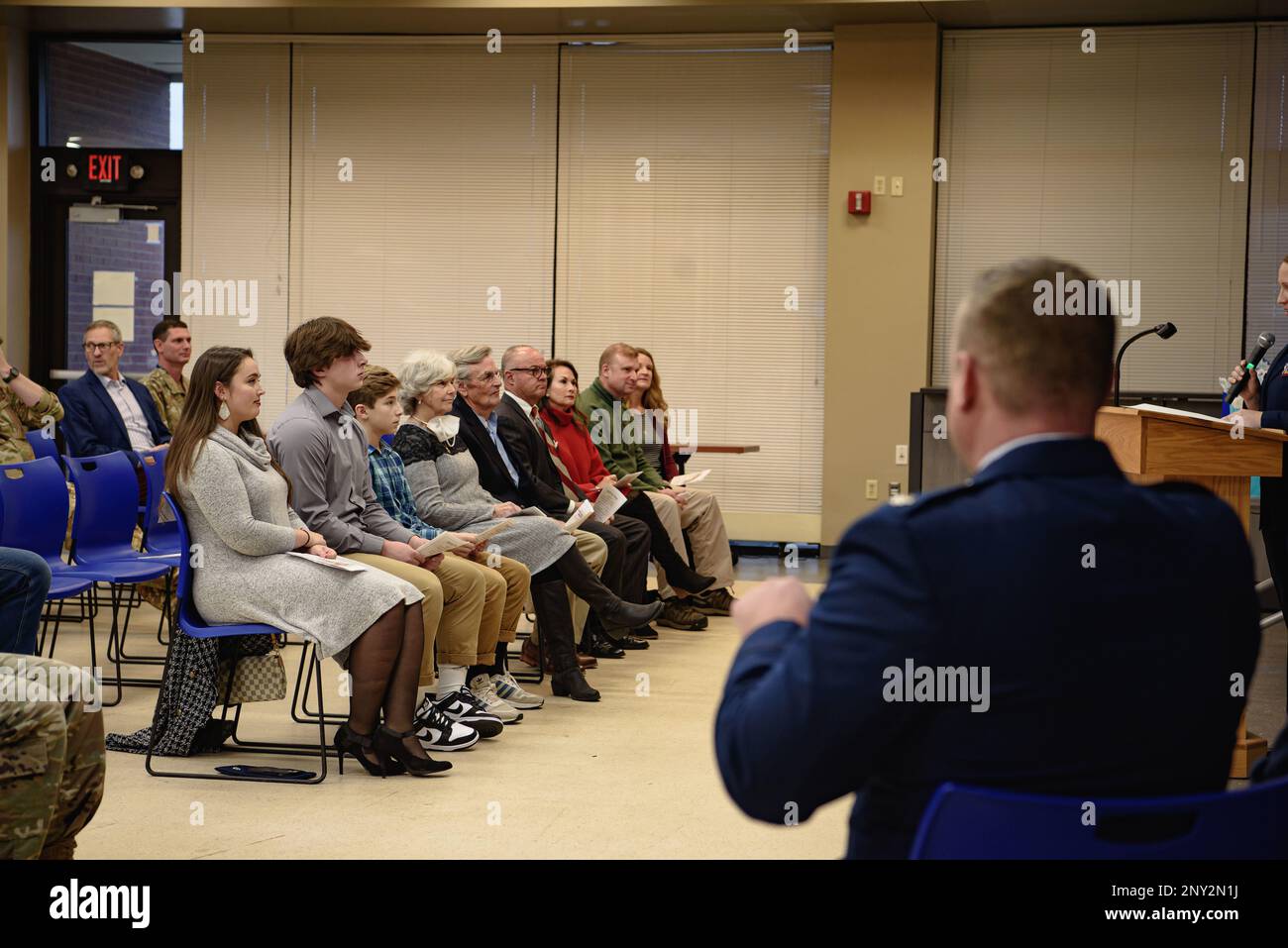 Family members, friends and colleagues of U.S. Air Force Col. David ...