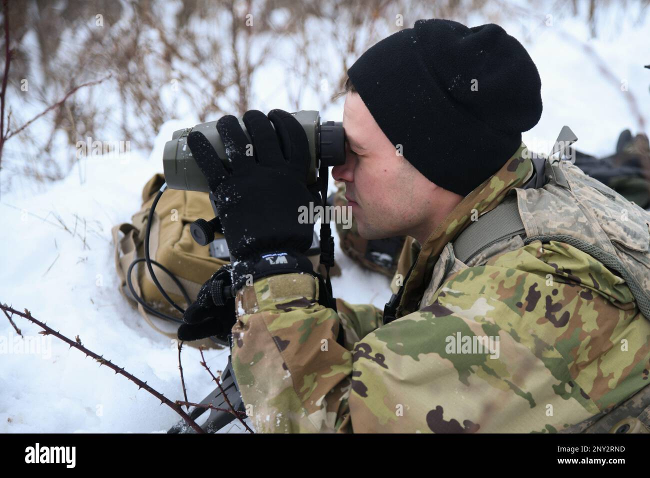 Spc. Spencer Schuchart, 1-120th Field Artillery Regiment joint fires ...