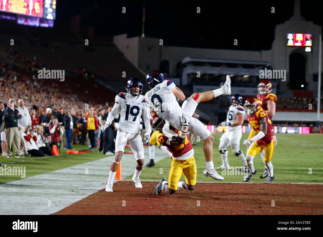 November 04, 2017 Arizona Wildcats wide receiver Tony Ellison #9 makes ...