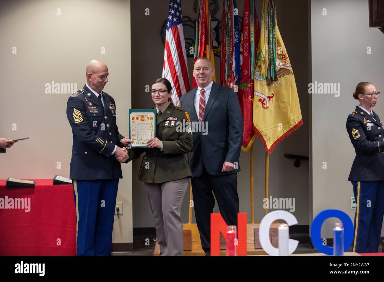 Sgt. Jordyn Walker, 3rd Battalion, 321st Field Artillery Regiment, is ...