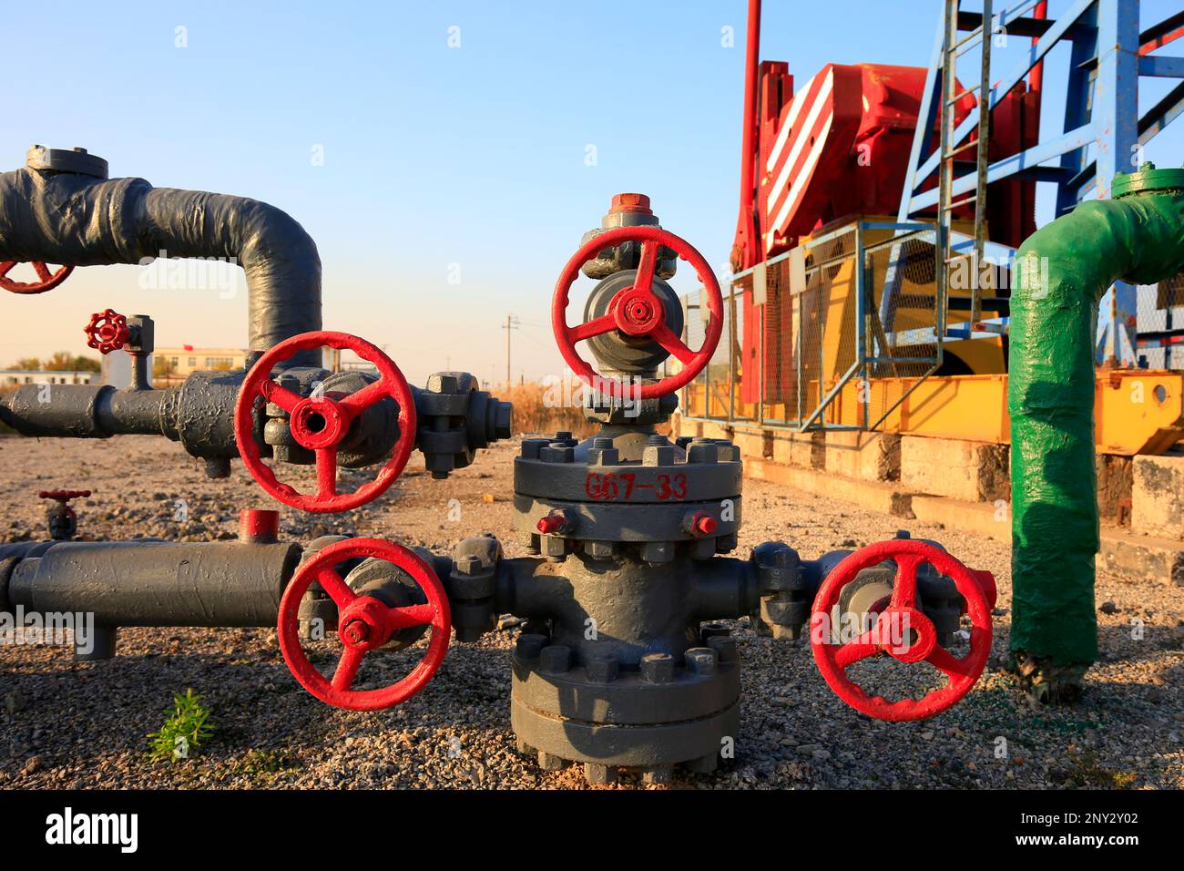 Pipes and valves Stock Photo - Alamy