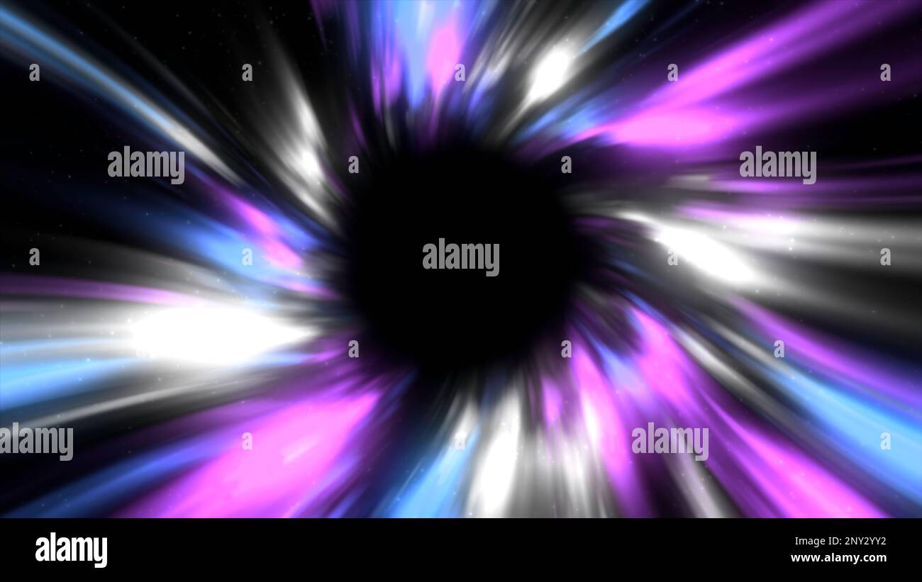 Abstract colorful vortex time portal. Motion. Fantastic animation of an ...