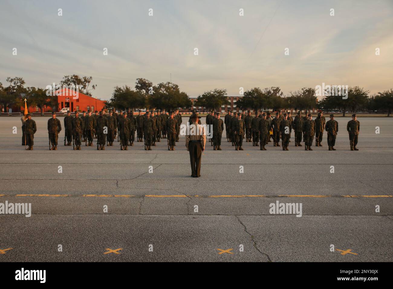 Recruits from Hotel Company, 2nd Recruit Training Battalion ...