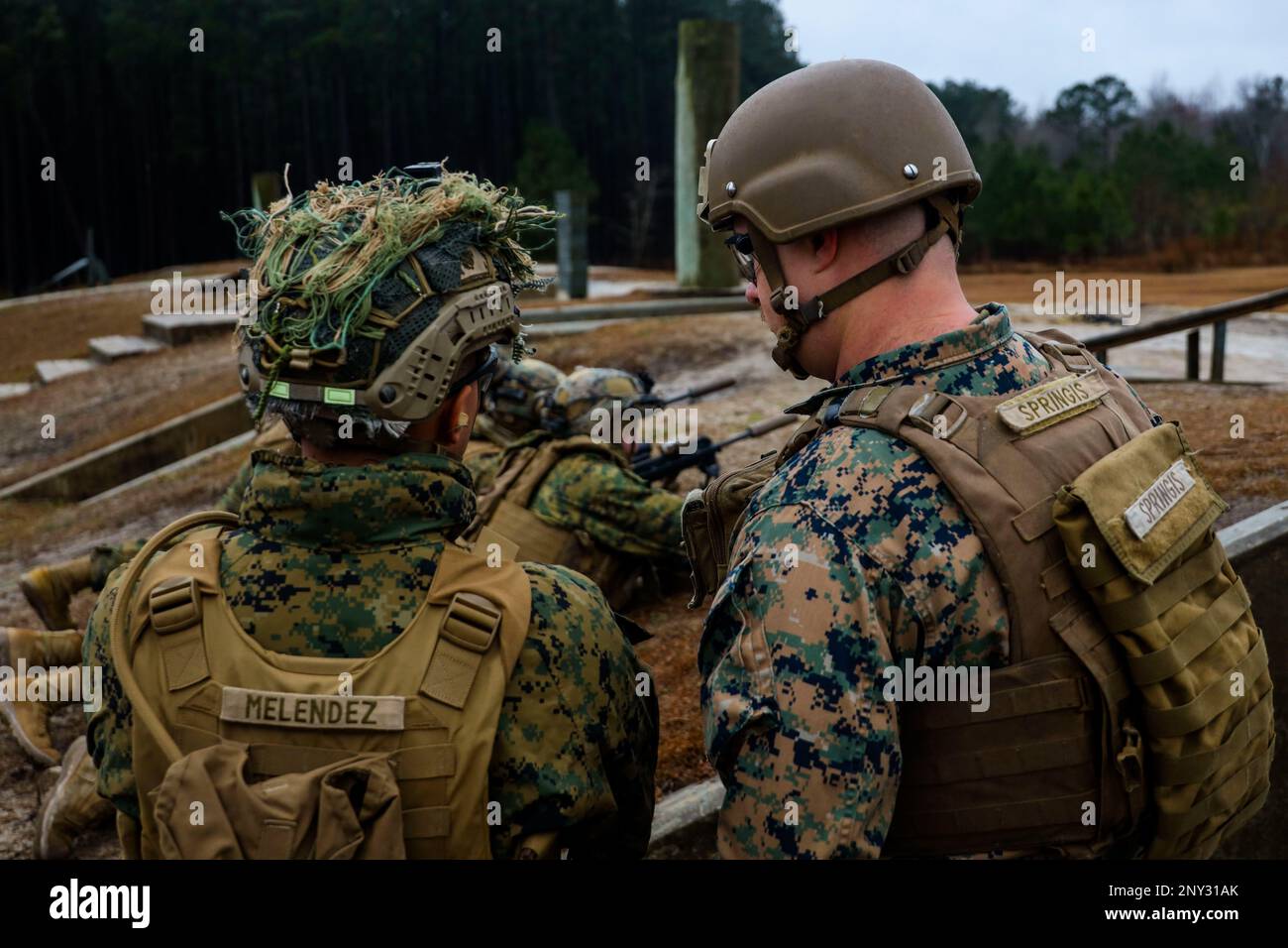 U.S. Marine Corps Sgt. Samuel Springis (right) an Amesbury ...