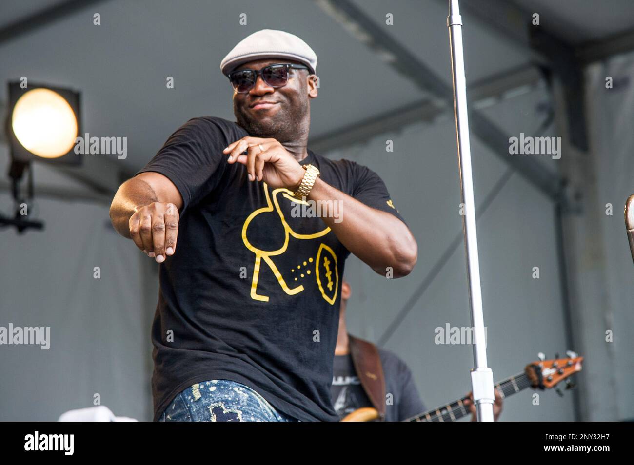 Big Sam of Big Sam's Funky Nation performs during the Pilgrimage Music ...