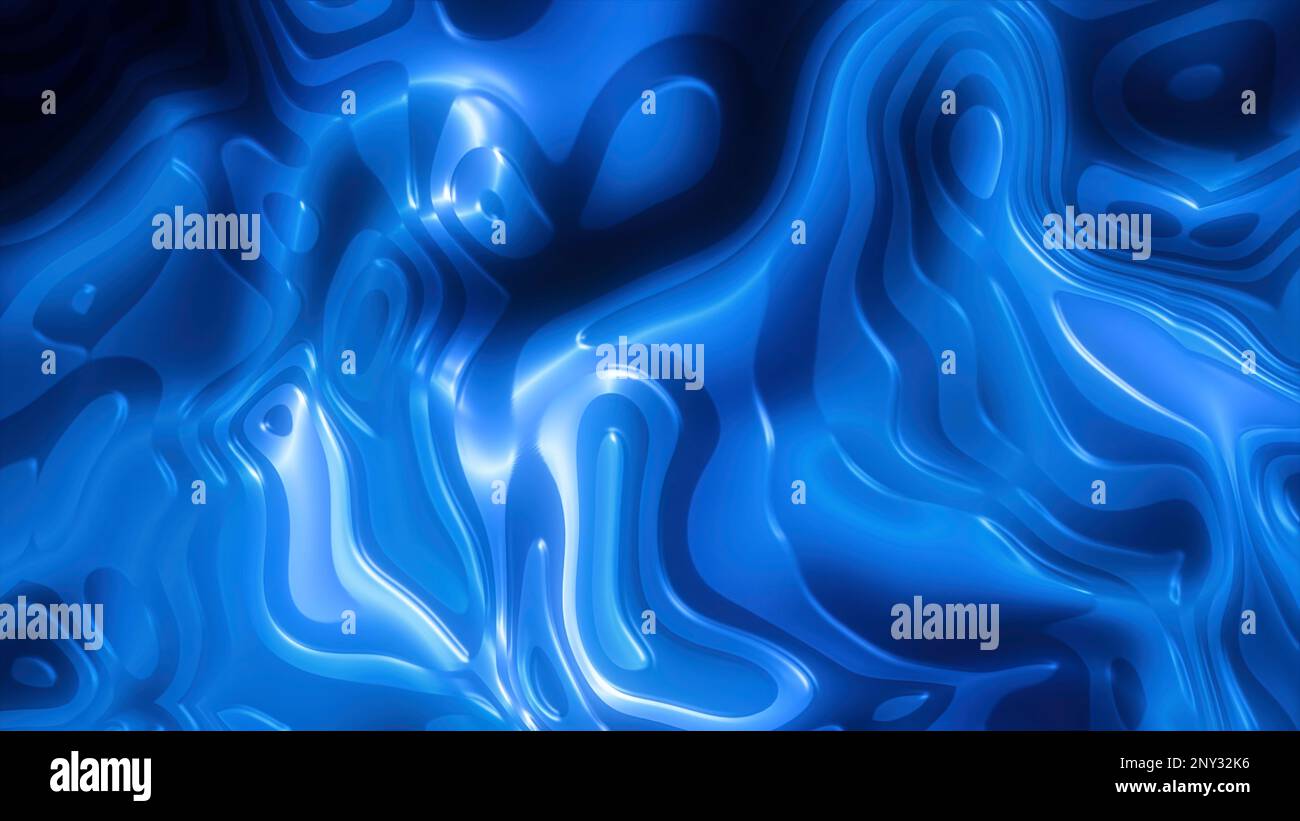 Smooth liquid abstract background waving all over the screen. Motion ...