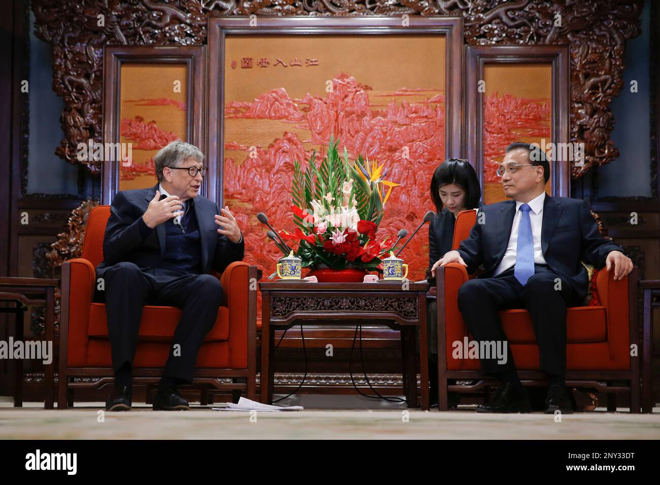 Chinese Premier Li Keqiang meets Microsoft co-founder and ...