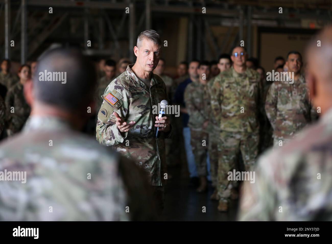 Army Gen. Daniel Hokanson, chief of the National Guard Bureau, visits ...
