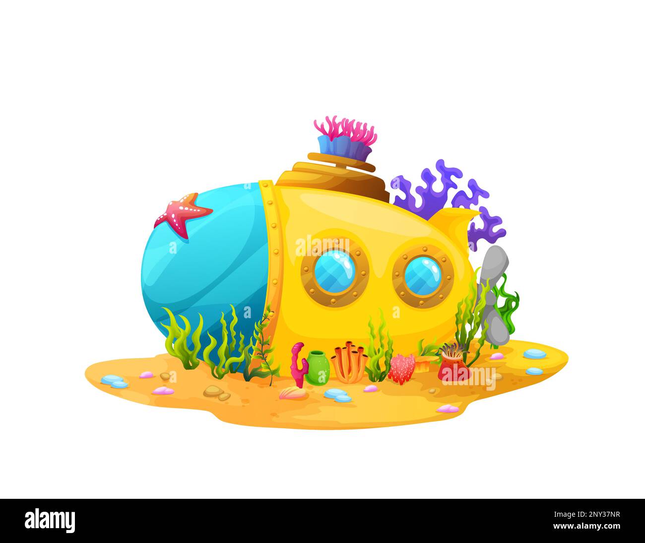 Broken conch Stock Vector Images - Alamy