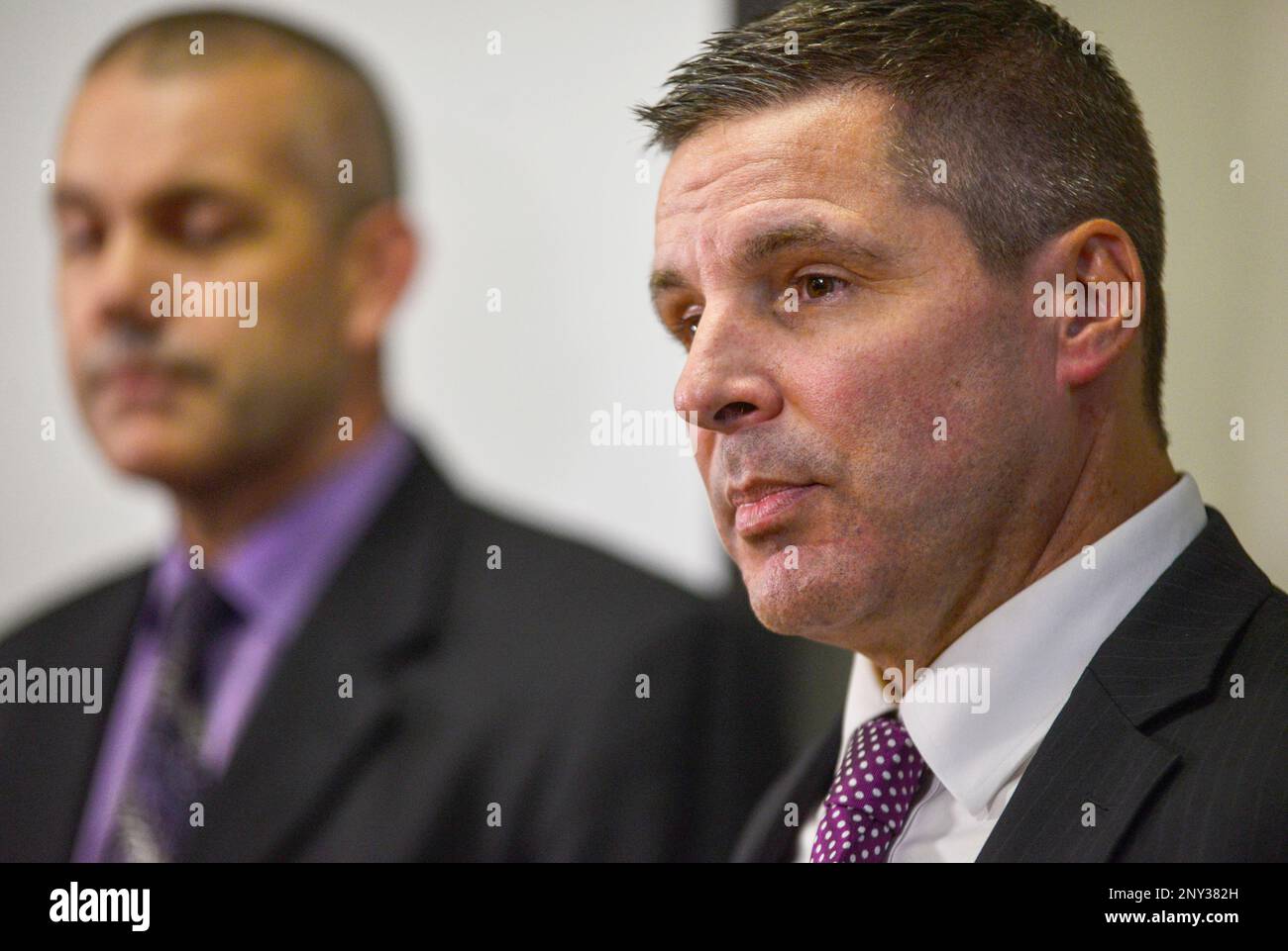 Major Glenn Hall, commander of the Vermont State Police Criminal ...