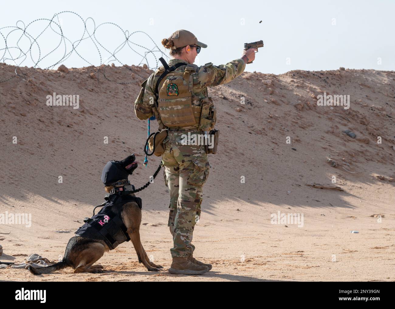 U.S. Air Force Staff Sgt. Leirin Simmons, 378th Expeditionary Security ...