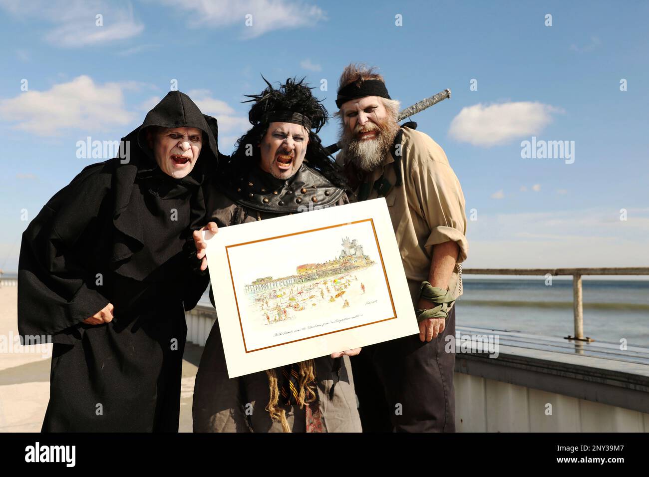 Brigantine Castle Pier, a walk through haunted attraction, sat on the ...