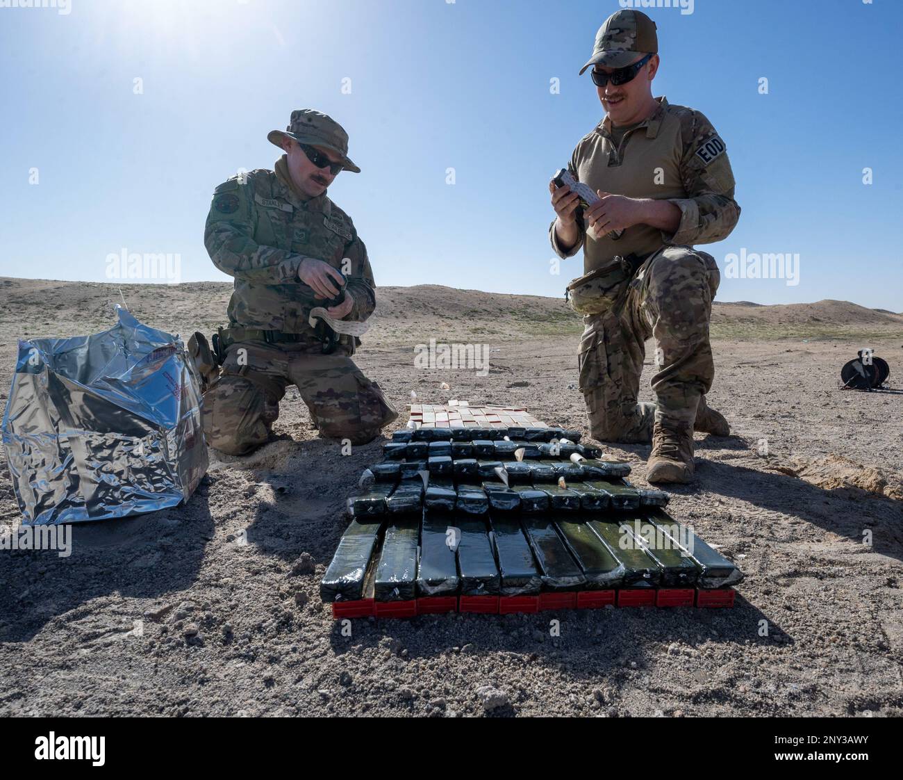U.S. Air Force Staff Sgt. Nicholas Stanley and U.S. Air Force Staff Sgt ...