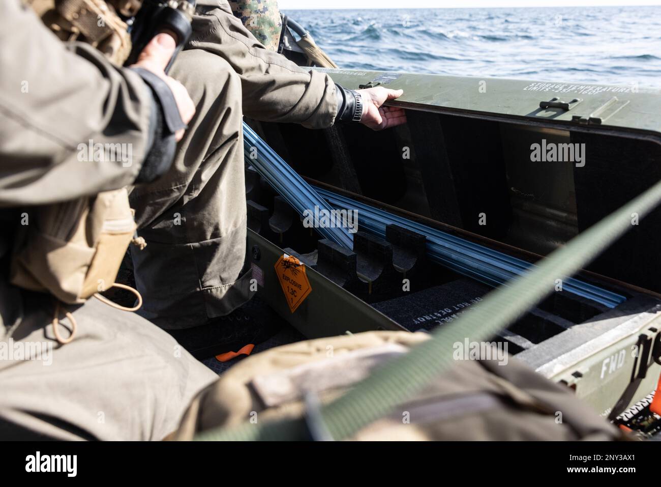 U.S. Marines with 3rd Low Altitude Air Defense Battalion, Marine Air ...