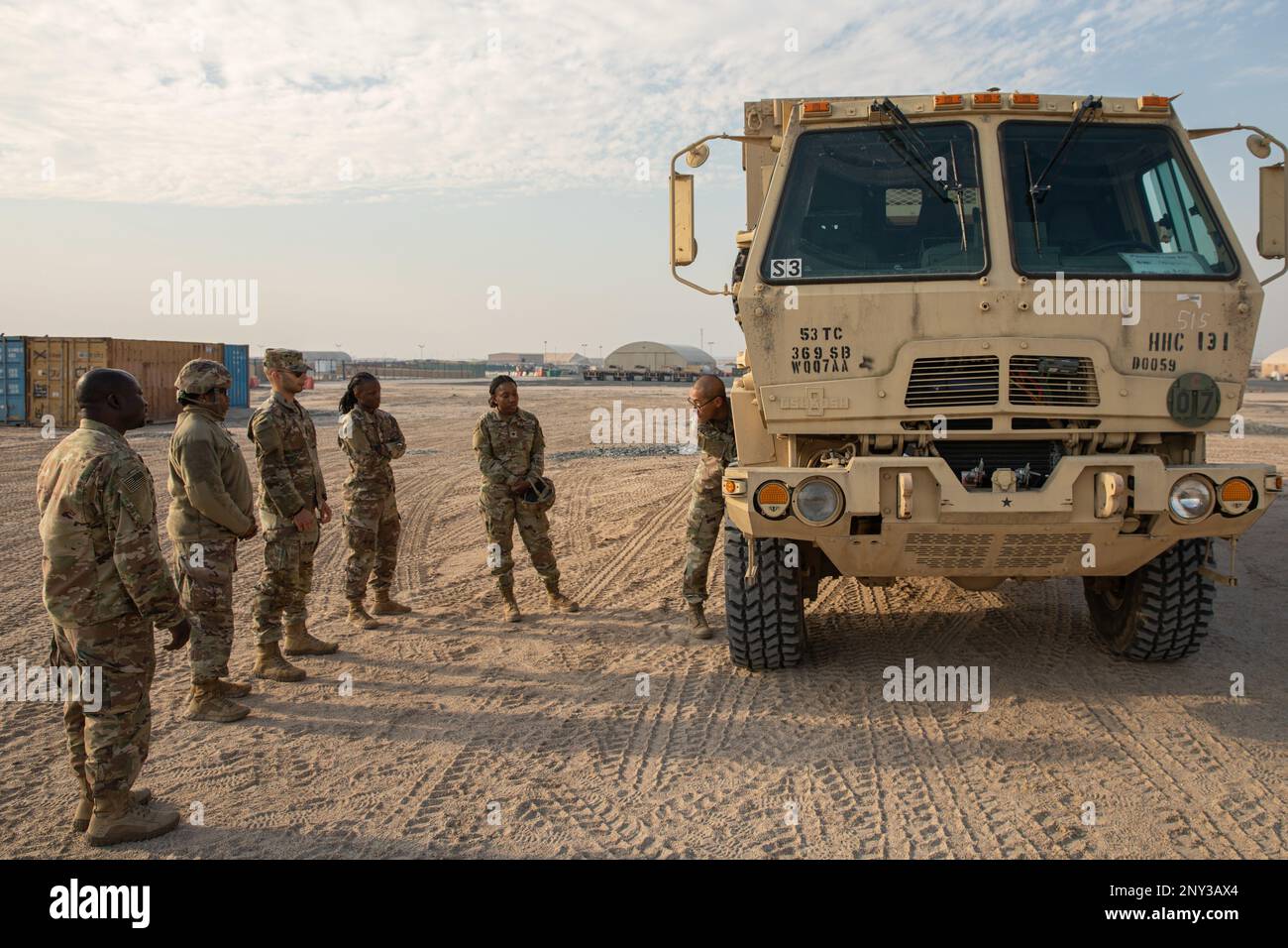 U.S. Army Staff Sgt. Jiali He, a driving instructor with Headquarters ...