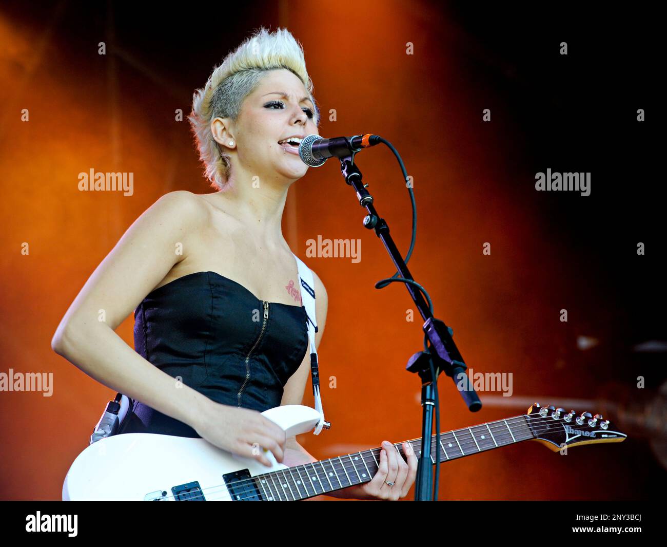 Jessie Covets of Dollface performs during day 1 of the Orlando Calling ...