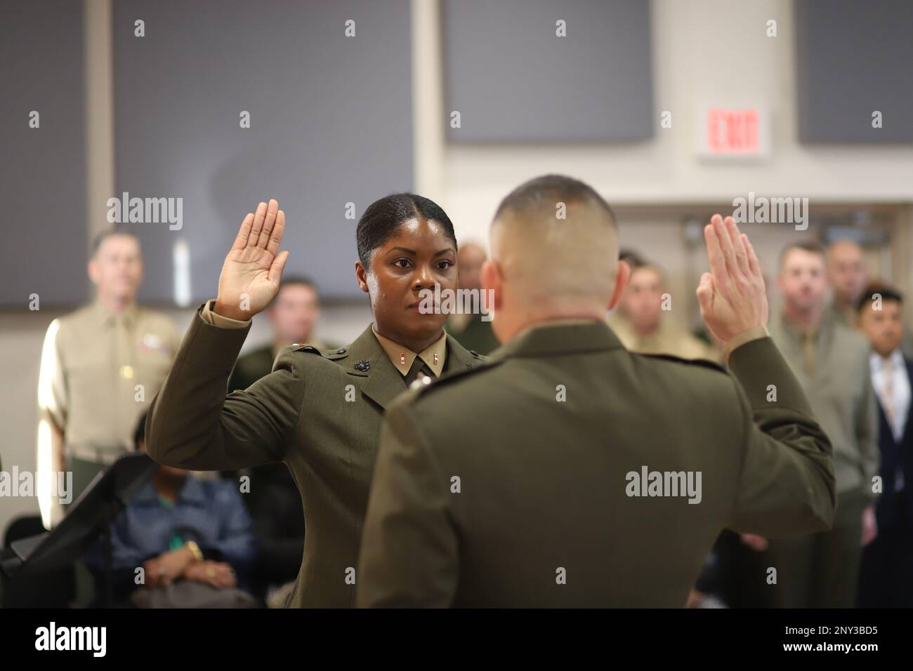 U.S. Marine Corps Lt. Col. Jose Montalvan, operations officer with the ...