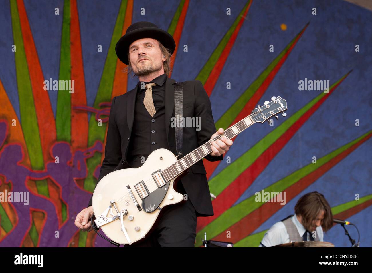 Nalle Colt of Vintage Trouble performs during the New Orleans Jazz ...