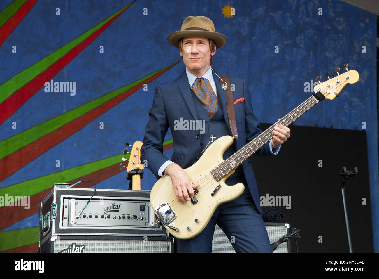 Nalle Colt of Vintage Trouble performs during the New Orleans Jazz ...