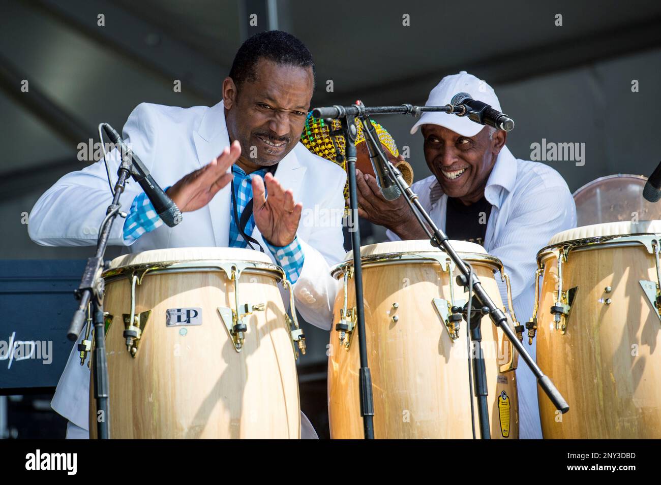 Big Chief Donald Harrison Jr. performs during the New Orleans Jazz ...