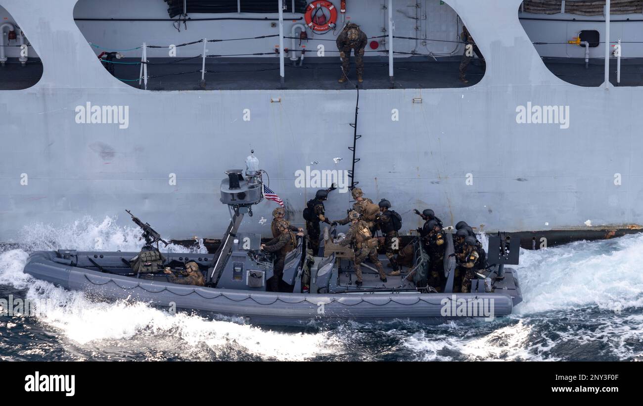 GULF OF MANNAR (Jan. 23, 2023) – U.S. Marines with Maritime Raid Force ...