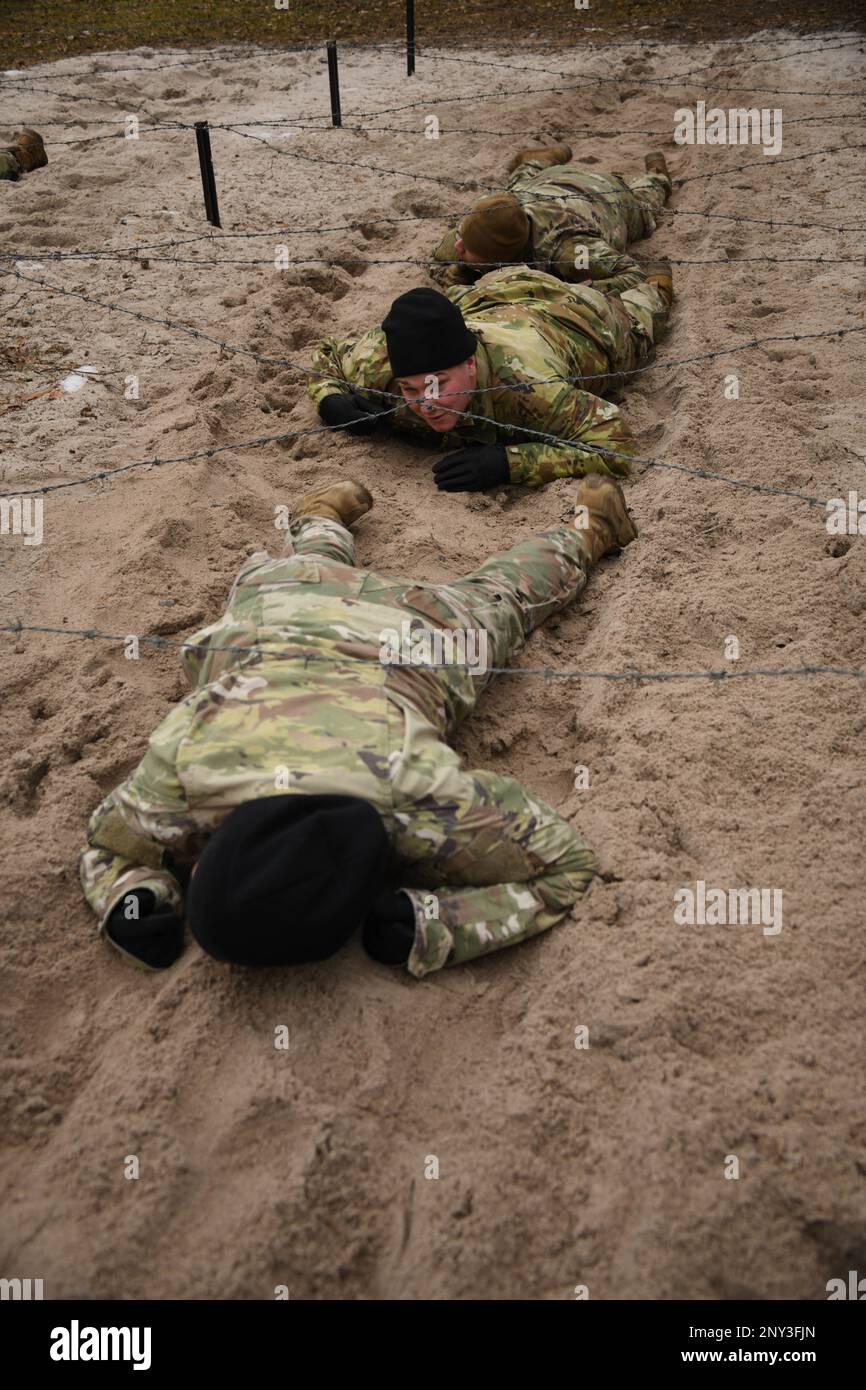 U.S. Soldiers assigned to Headquarters and Headquarters Detachment ...