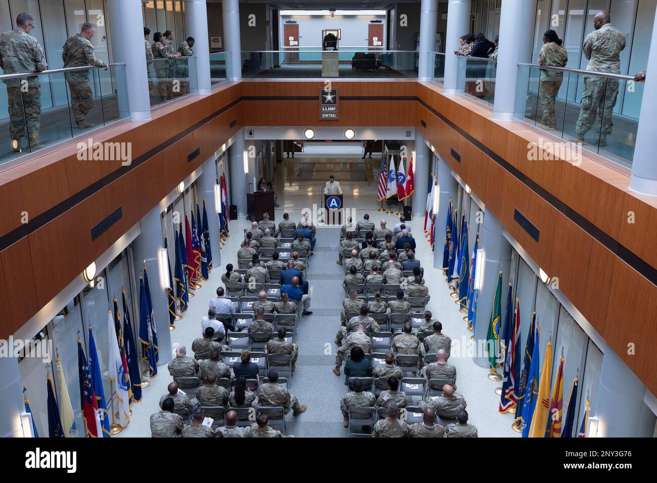U.S. Army Central Soldiers attend the USARCENT Black History Month ...