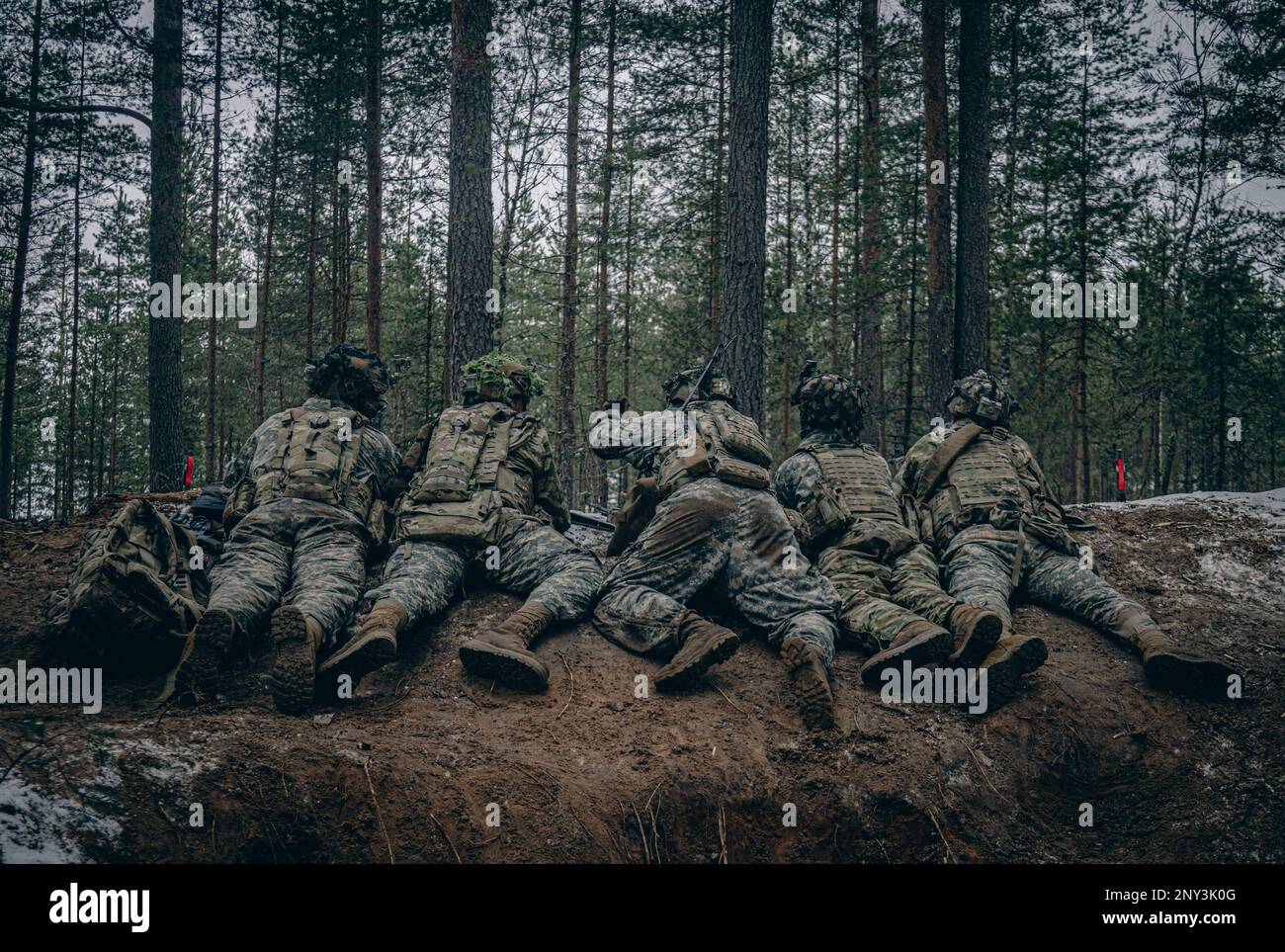 Soldiers with Attack Company, 2nd Brigade Combat Team, 101st Airborne ...