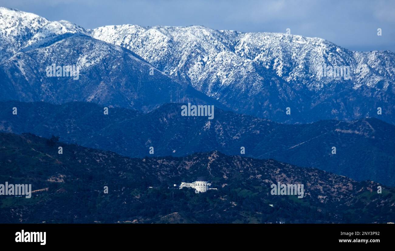Los Angeles, United States. 01st Mar, 2023. After a rare snowstorm in ...