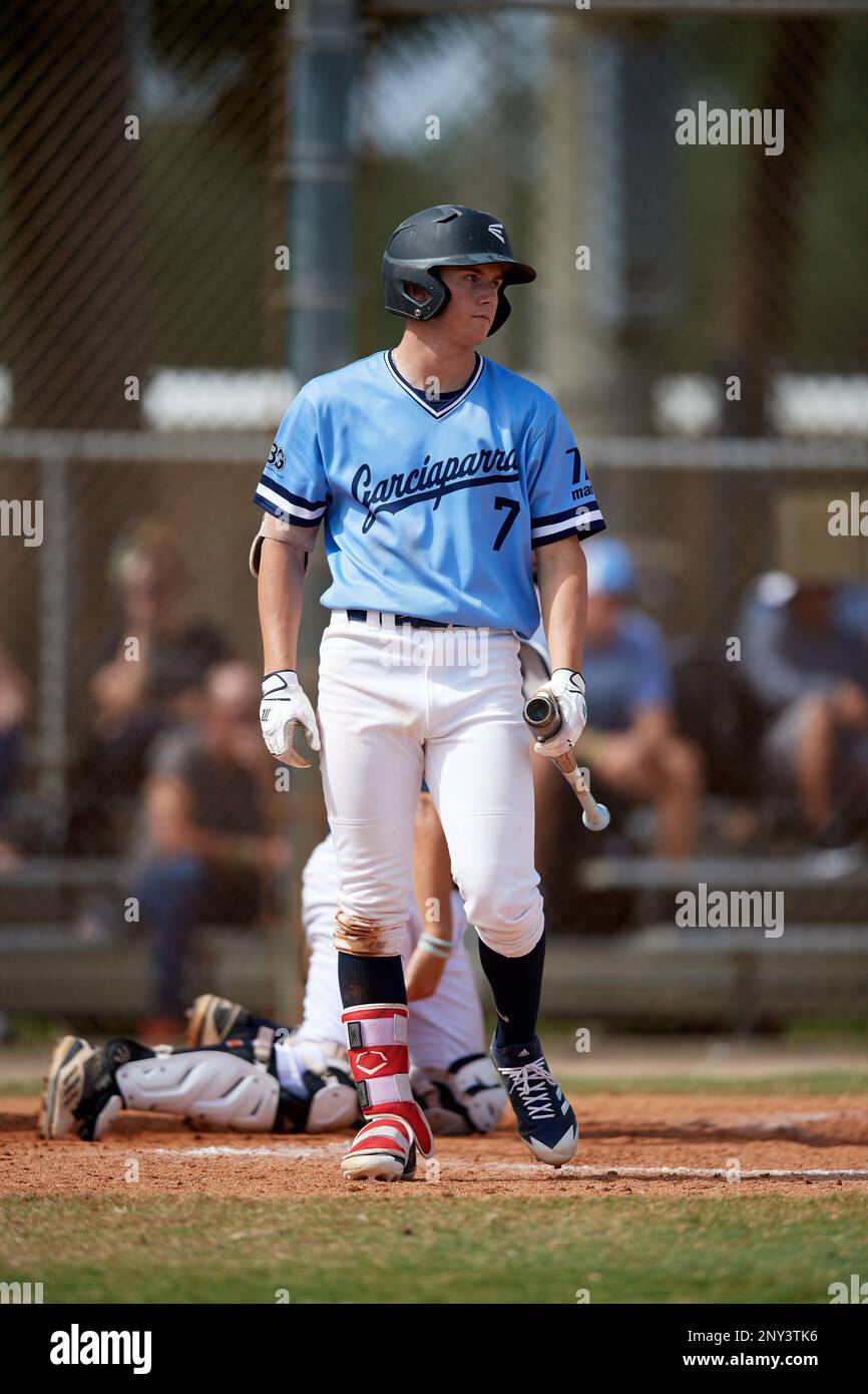 Cole Roederer (7) while playing for GBG Marucci based out of Los ...
