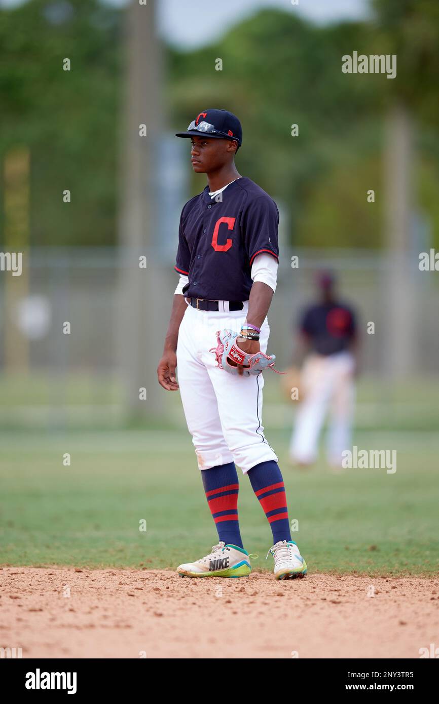 Osiris Johnson (8) while playing for Indians Scout Team based out of ...