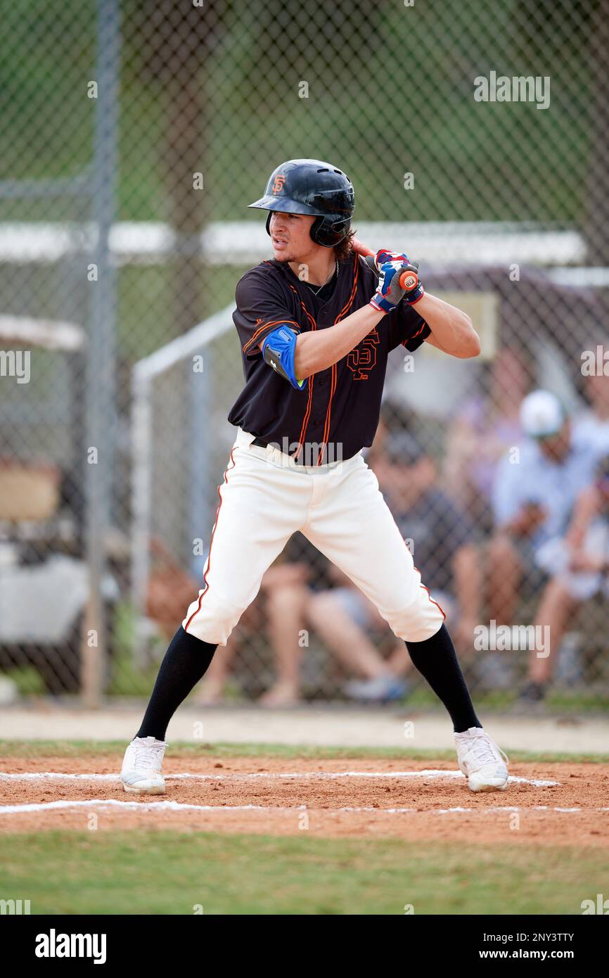 Raynel Delgado (22) while playing for FTB/SF Giants Scout Team based ...