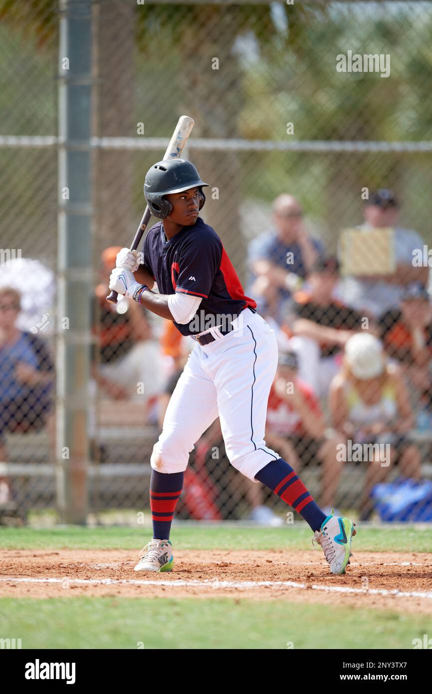 Osiris Johnson (8) while playing for Indians Scout Team based out of ...