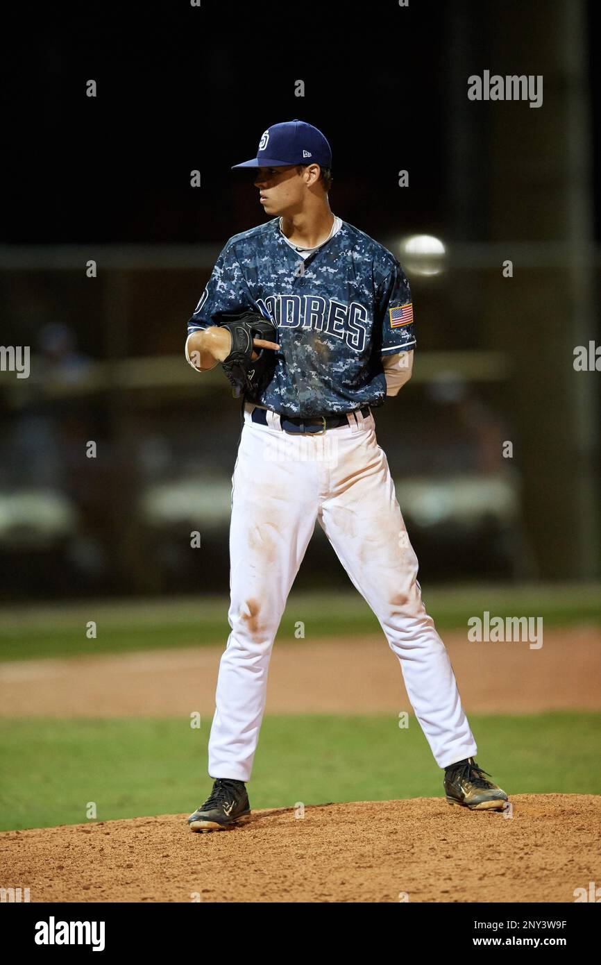 Connor Scott (24) while playing for Padres Scout Team/Scorpions based ...