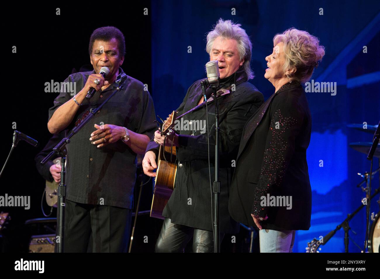 Charley Pride, Marty Stuart and Connie Smith perform during Marty ...