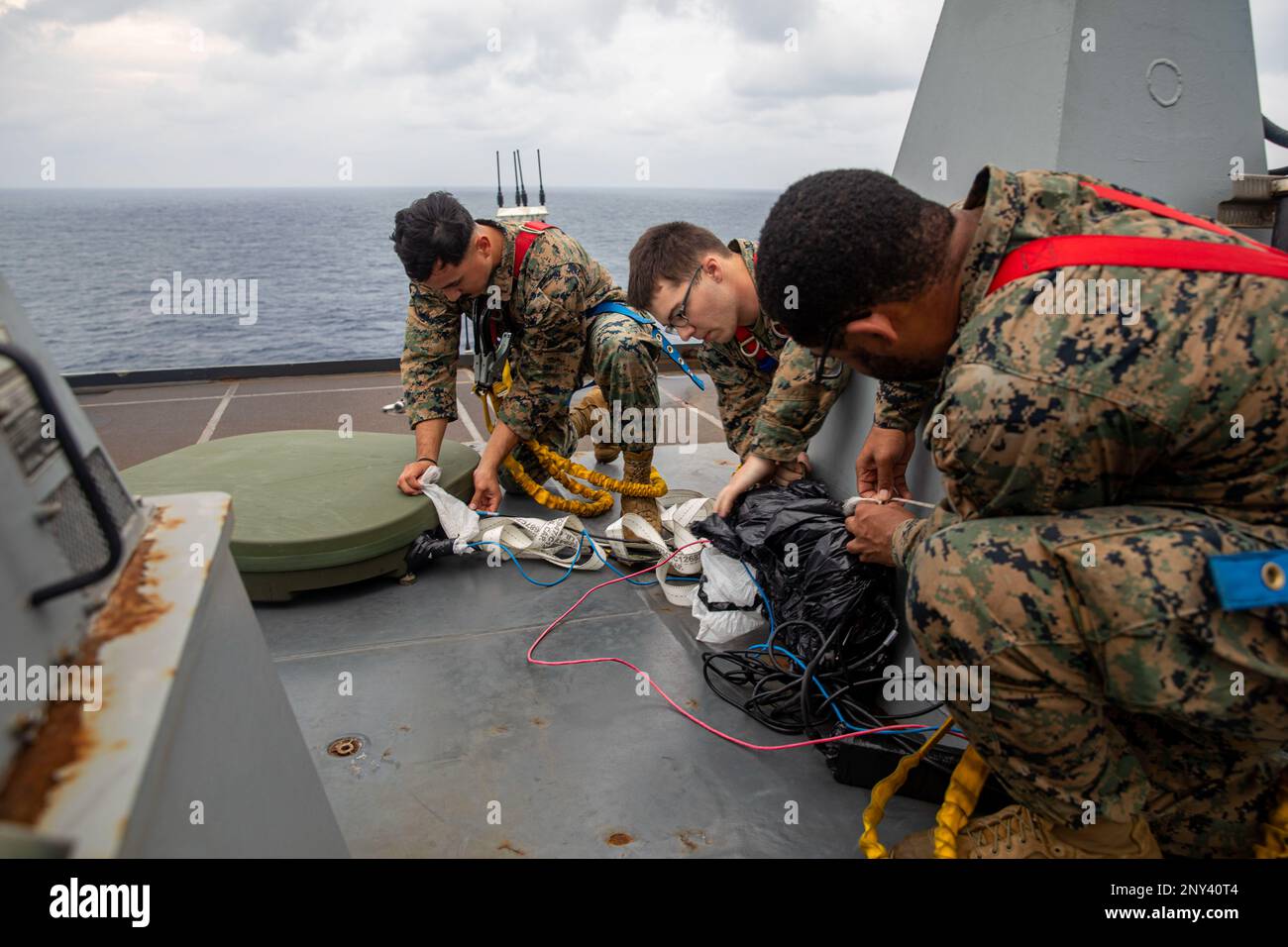INDIAN OCEAN (Jan. 28, 2023) – U.S. Marines with Battalion Landing Team ...