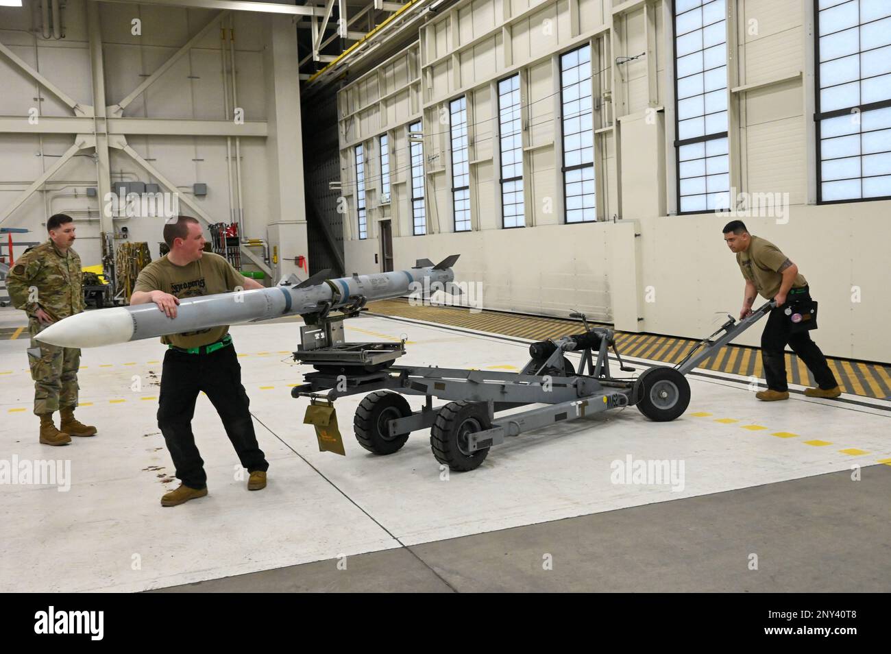 Jan 20, 2023, load crews form the 477th Aircraft Maintenance Squadron ...